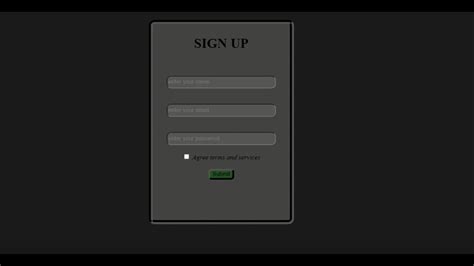 Unlocking Web Design Secrets Building A Modern Sign Up Form Youtube