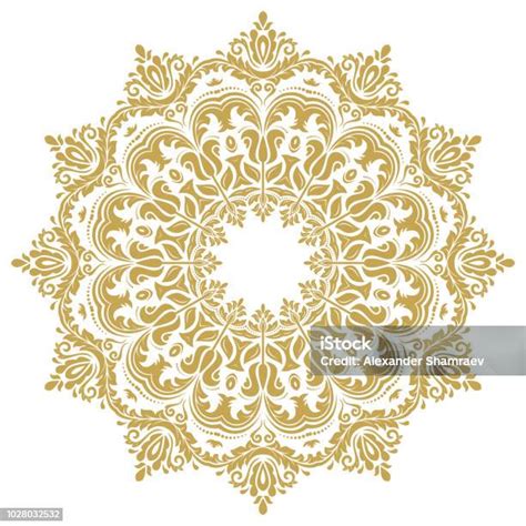 Ornamen Vektor Elegan Dalam Gaya Klasik Ilustrasi Stok Unduh Gambar