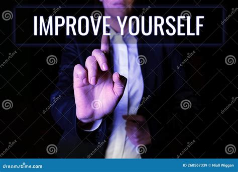 Sign Displaying Improve Yourself Concept Meaning To Make Your Skills