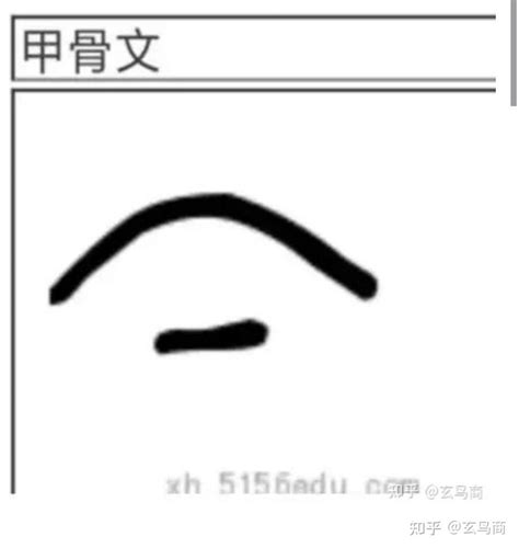 甲骨文上下左右四字的象形原型 知乎
