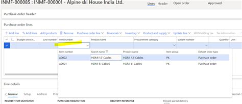 Goods And Service Tax Gst Transactions Purchase Order And Invoice Journal In Microsoft