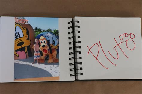 Diy Disney Autograph Book Re Fabbed
