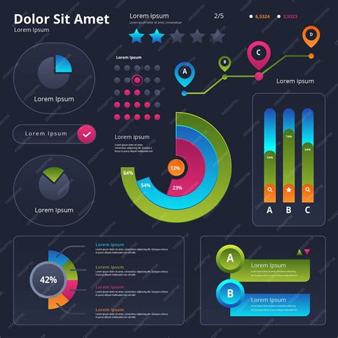 Free Vector Gradient Ui Kit Collection