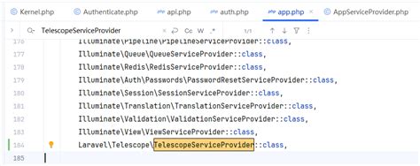 在 Laravel 9 中，执行：php Artisan Telescopeinstall 时报错：error There Are No Commands Defined In The