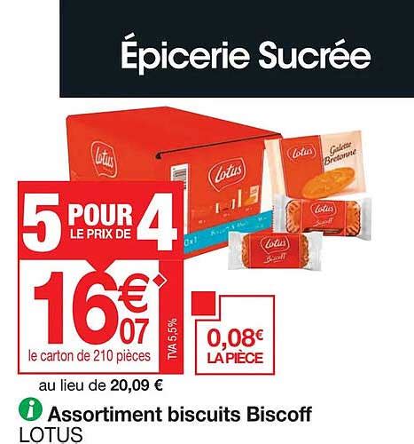 Promo Assortiment Biscuits Biscoff Lotus Chez Promocash ICatalogue Fr