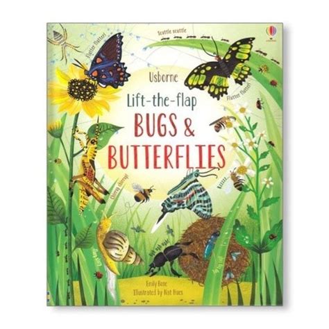 DKTODAY หนงสอ USBORNE LIFT THE FLAP BUGS AND BUTTERFLIES AGE 6