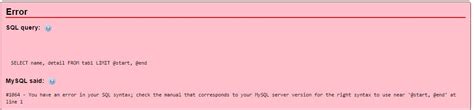 Trying To Use Limit With Variable In Mysql Stack Overflow