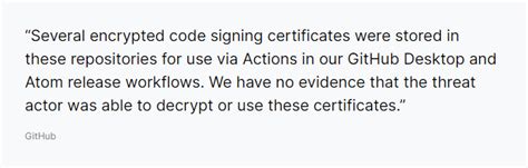 Code Signing Security Awareness After Githubs Certificate Breach