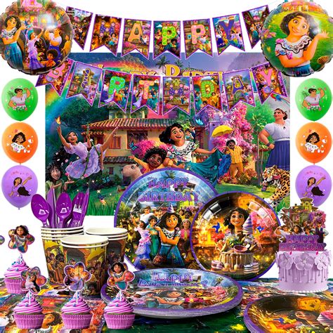 Encanto Birthday Party Supplies114pcs Magic House Birthday Party