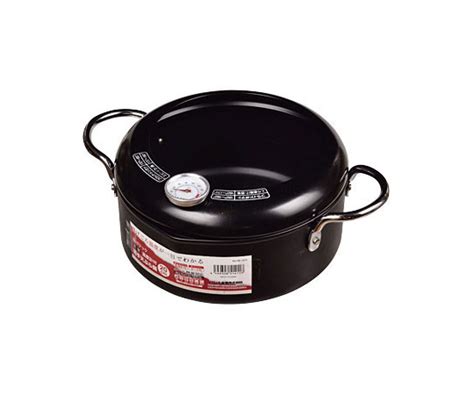揚げクック 鉄製温度計付両手天ぷら鍋 20cm Hb 1373 As Kitchen（アズキッチン）