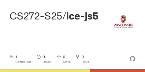 GitHub CS272 S25 Ice Js5