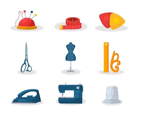 Premium Vector Twenty Fashion Industry Set Icons