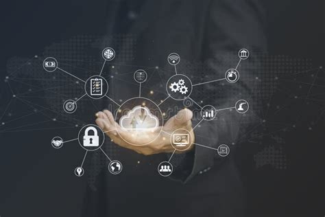 Cloud Computer Technologyinternet Of Thingstechnology Big Databusiness Strategy Digital