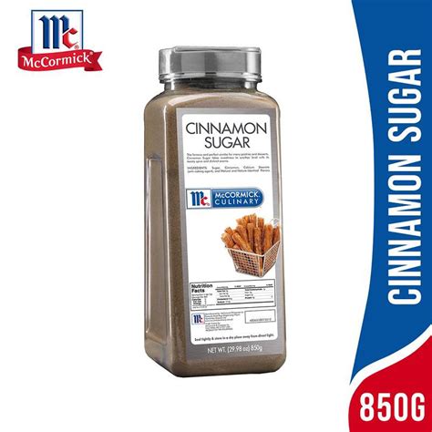 Mccormick Cinnamon Sugar 850g Shopee Philippines