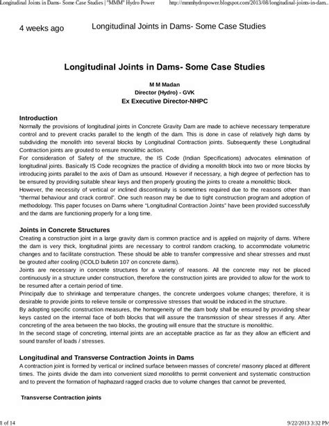 Pdf Longitudinal Joints In Dams Dokumentips
