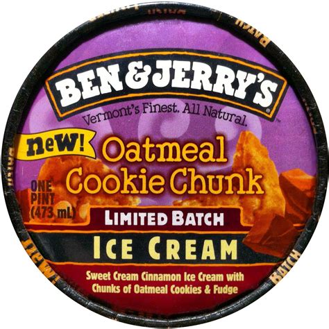 Ben And Jerrys Oatmeal Cookie Chunk