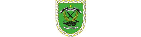 Logo Design Logo Bunga Padi Lambang Website Pemerintah Kabupaten