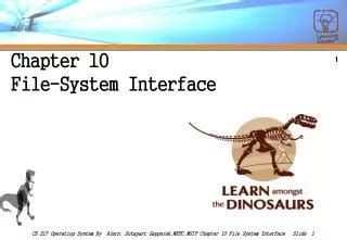 Ppt Chapter File System Interface Powerpoint Presentation Free