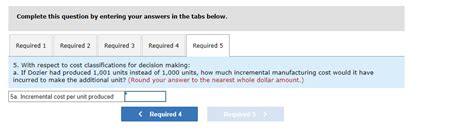 Solved Problem 1 24 Algo Different Cost Classifications