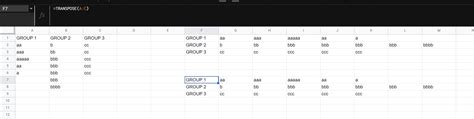 In Google Sheets How To Transpose Multiple Column Headers And Data