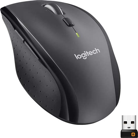 Logitech M705 Marathon Wireless Mouse Long 3 Year Battery Life Ergonomic Sculpted Right Hand