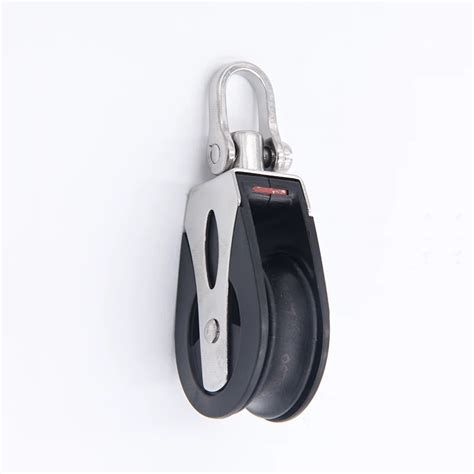 Stainless Steel Single Sheave Swivel Pulley Nylon Block With Shackle Alibaba