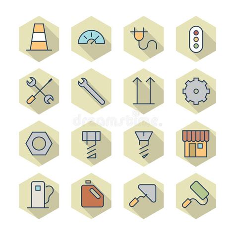 Thin Line Icons For Technology Industry And Science Stock Vector Illustration Of Line Device