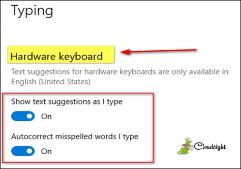 How To Enable Text Prediction And Spell Checking In Windows 10 Cloudeight InfoAve