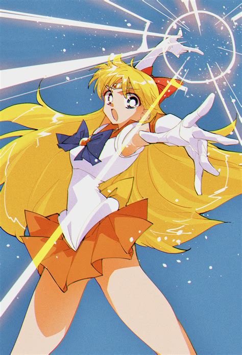 Aino Minako And Sailor Venus Bishoujo Senshi Sailor Moon Drawn By