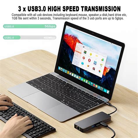 Xput Fast Charge Docking Station PD W X HDMI High Speed In USB C To Dual HDMI K Hz