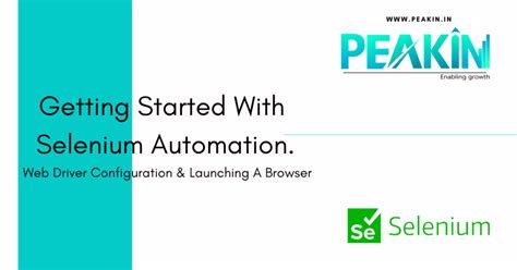 Getting Started With Selenium Automation Web Driver Configuration