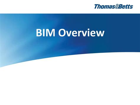 PPT BIM Overview PowerPoint Presentation Free Download ID 1578974