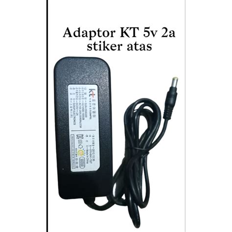 Jual Adaptor Kt 5v 2a Stiker Atas Shopee Indonesia
