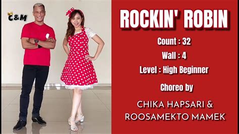 Rockin Robin Line Dance Demo And Choreo By Chika And Mamek Duo