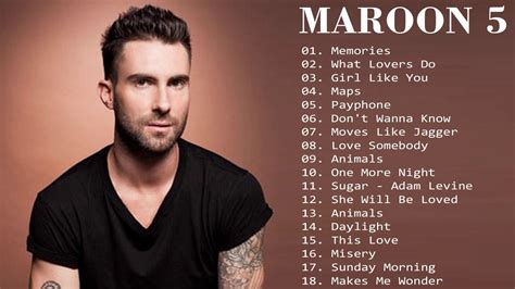 Maroon 5 Best Songs 2020 Maroon 5 Greatest Hits Full Album 2020 Youtube