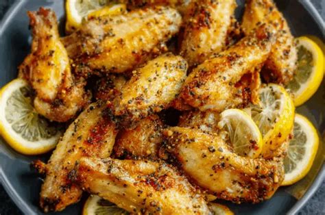 Baked Lemon Pepper Wings Easy Homemade Recipes
