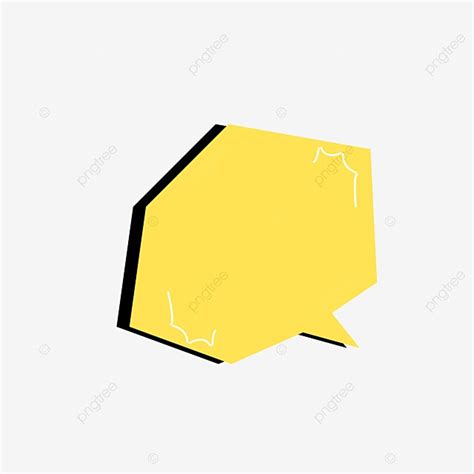 Dialog Box Clipart Transparent PNG Hd Yellow Shape Creative Dialog Box Text Box Yellow Dialog