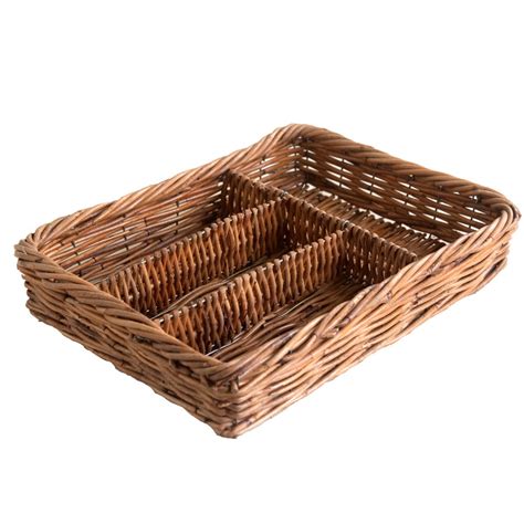 Wicker Cutlery Tray
