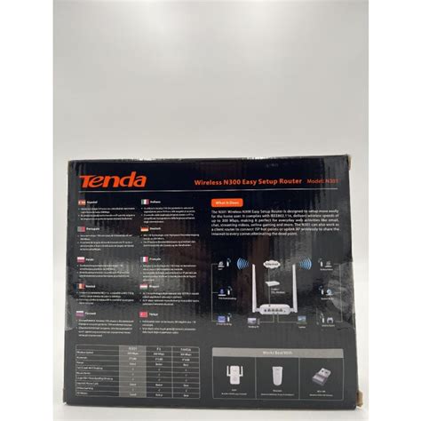 Tenda Router N301 V2 0 Wireless N300 Router