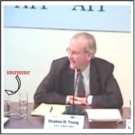 The Speakers Facial Expression And Gaze Shift To The Interpreter