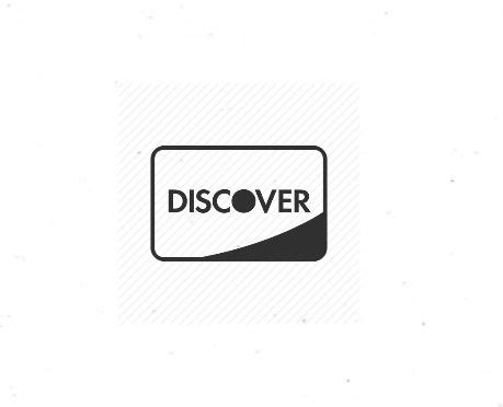 White Discover Card App Icon
