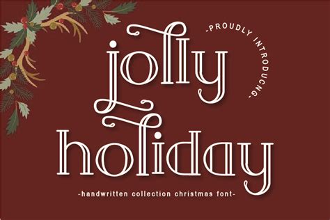 Joliy Holiday Font By Hl Studio Creative Fabrica