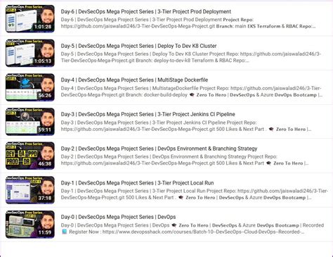 𝗗𝗲𝘃𝗦𝗲𝗰𝗢𝗽𝘀 𝗠𝗘𝗚𝗔 𝗣𝗥𝗢𝗝𝗘𝗖𝗧 𝗙𝗥𝗘𝗘 𝗬𝗢𝗨𝗧𝗨𝗕𝗘 𝗦𝗘𝗥𝗜𝗘𝗦 𝗗𝗮𝘆 𝟬 𝘁𝗼 𝗗𝗮𝘆 𝟲 Aditya Jaiswal