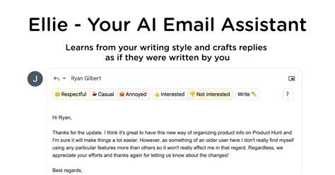 Github Squarecatellie Ellie Your Ai Email Assistant