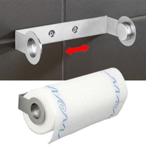 Porte Rouleau essuie ToutAcier Inoxydable brossé Porte essuie Tout