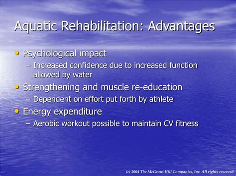 Ppt Chapter 16 Aquatic Therapy In Rehabilitation Powerpoint