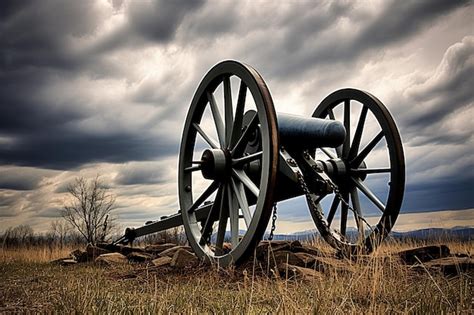 Premium Photo Stormy Skies Over Historical Battlefield