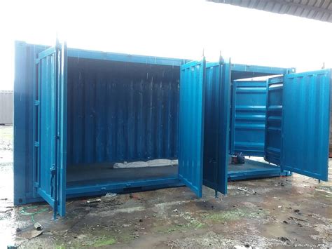ตู้คอนเทนเนอร์ 20 ฟุต บานเปิด ด้านข้าง เสร็จพร้อมส่งแล้วคร่าา ไว้ใช้สำหรับเก็บสินค้า หรือจะใช้ทำ