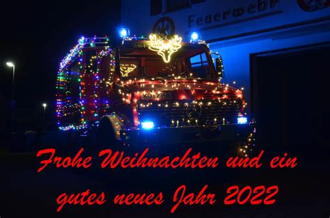 Frohe Weihnachten Freiwillige Feuerwehr Koblenz Einheit Rübenach