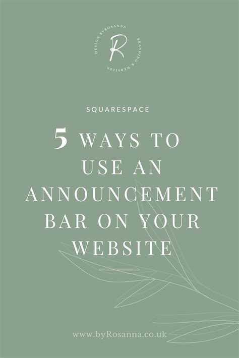 Ways To Use An Announcement Bar On Your Website ByRosanna